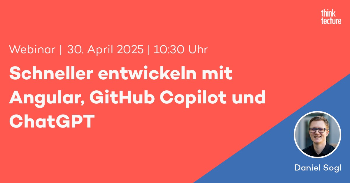 Schneller entwickeln mit Angular, GitHub Copilot und ChatGPT ... Schneller entwickeln mit Angular, GitHub Copilot und ChatGPT ...